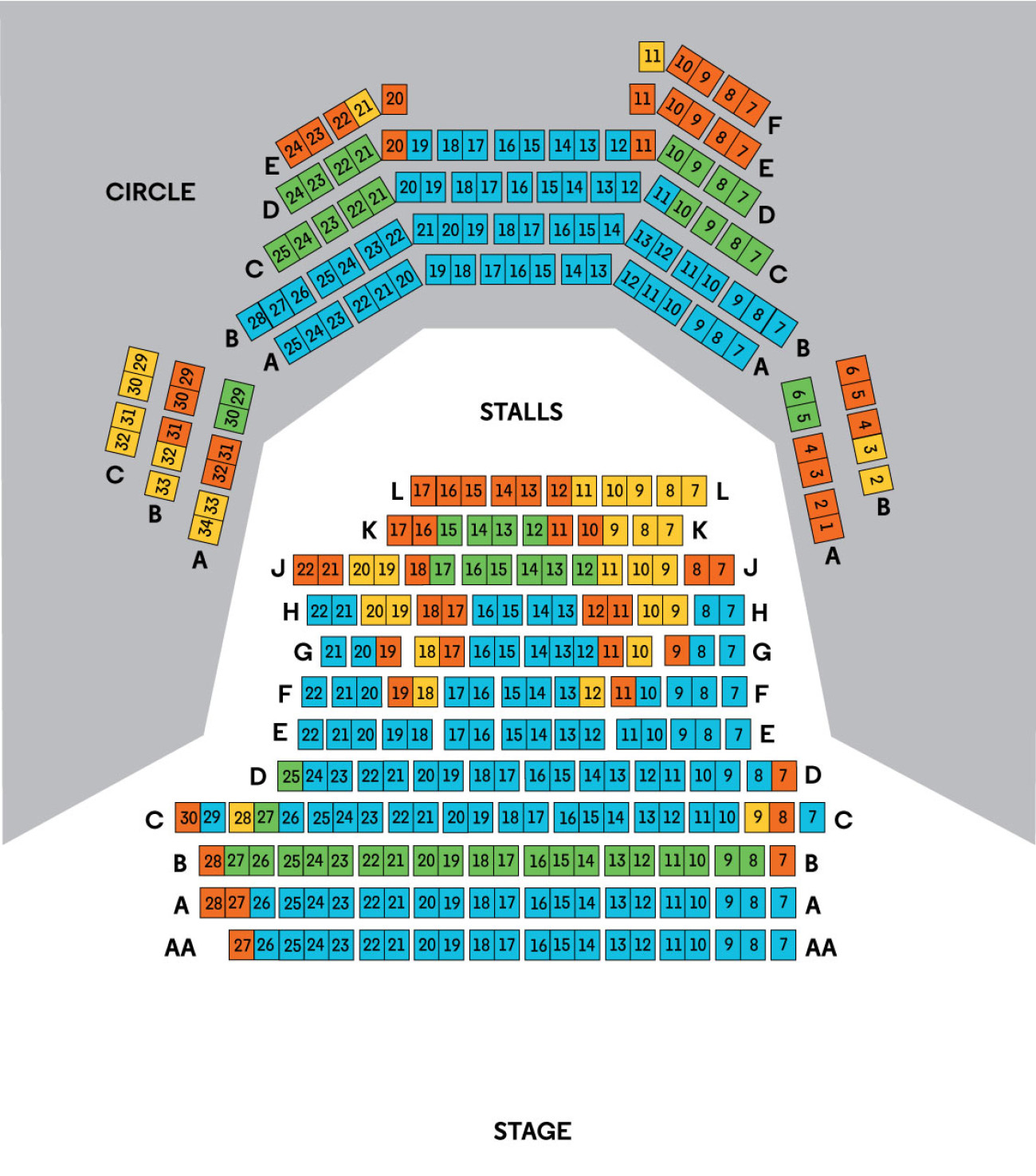 Almeida Theatre Seating Plan - - London Box Office